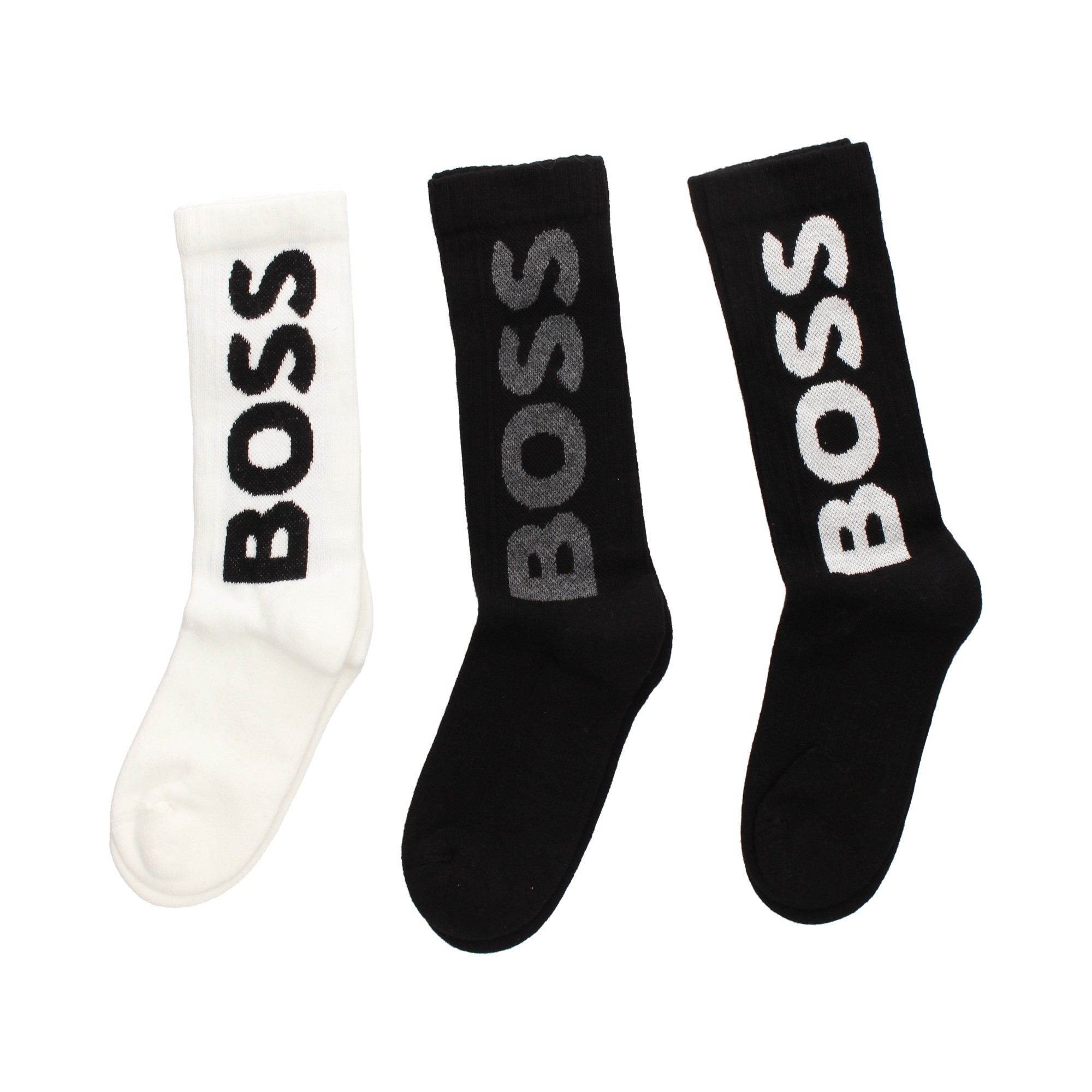 BOSS Meias 3P QS Rib Logo CC 10263518 960 Open Miscel